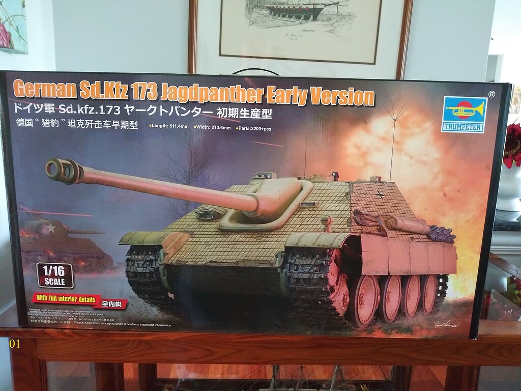 Building the 1/16th. Trumpeter Jagdpanther - WWII Axis - KitMaker Network