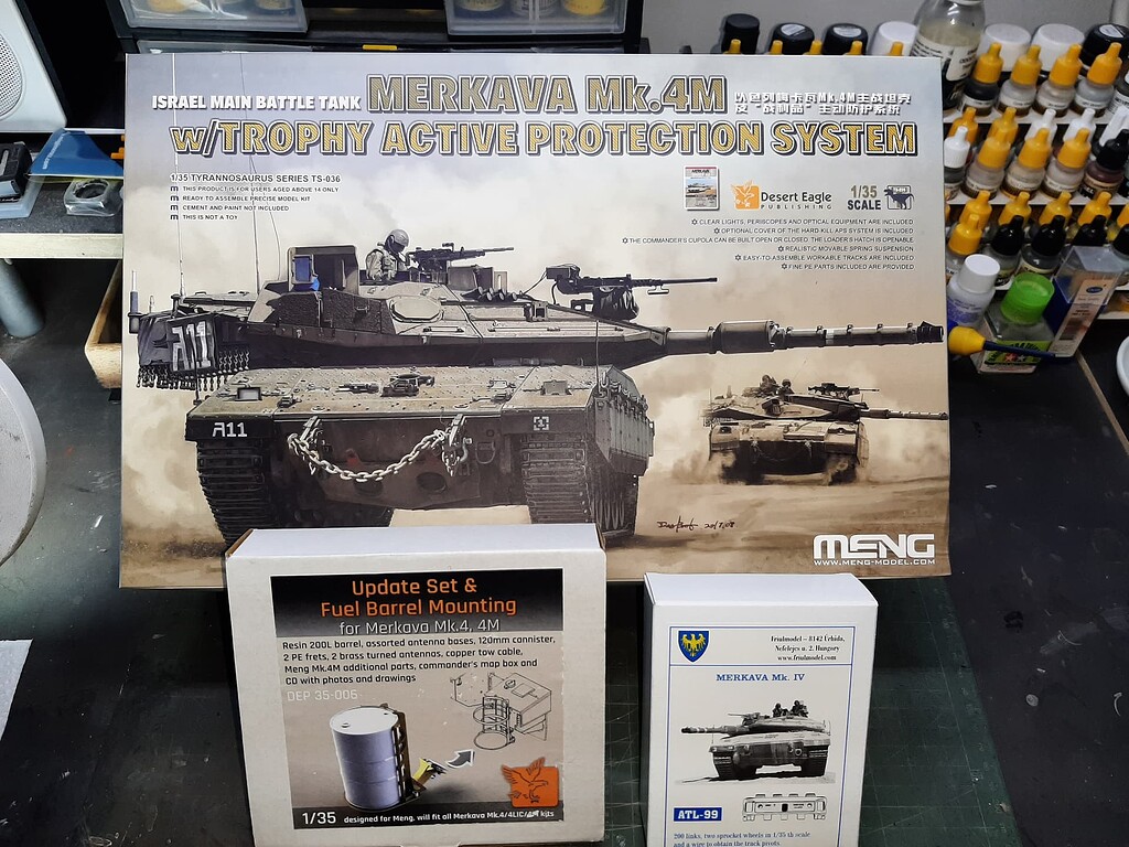 1/35 - Meng's Merkava Mk IV M c/w Trophy APS (Build Blog-ish) - Modern ...