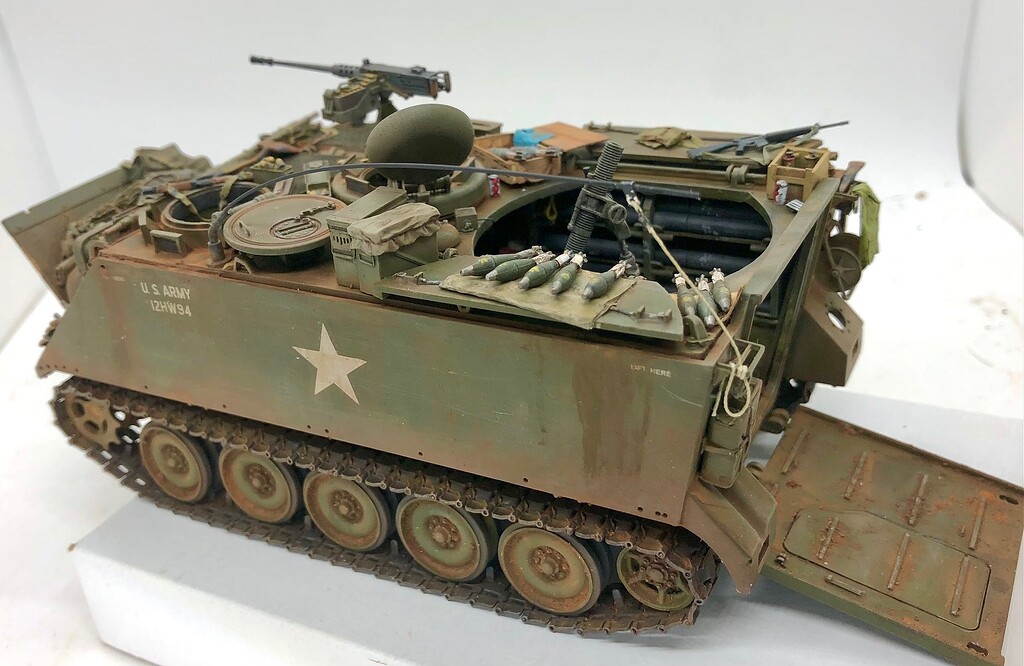 M125 Mortar carrier, Vietnam, 1969 in progress pics - Cold War ...