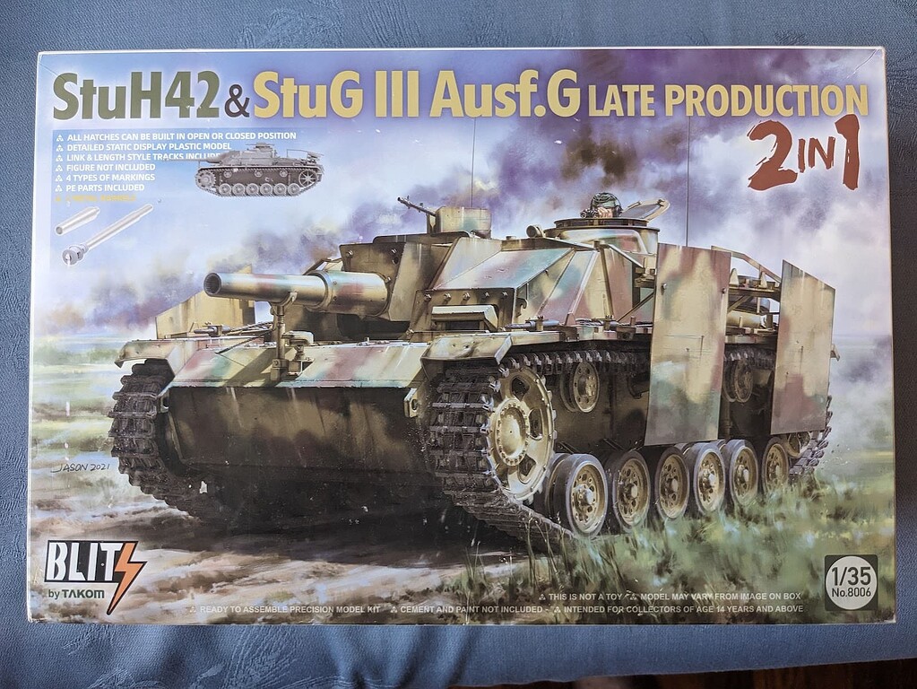 1/35 Takom Blitz StuG III G (circa mid-1944) - WWII Axis - KitMaker Network