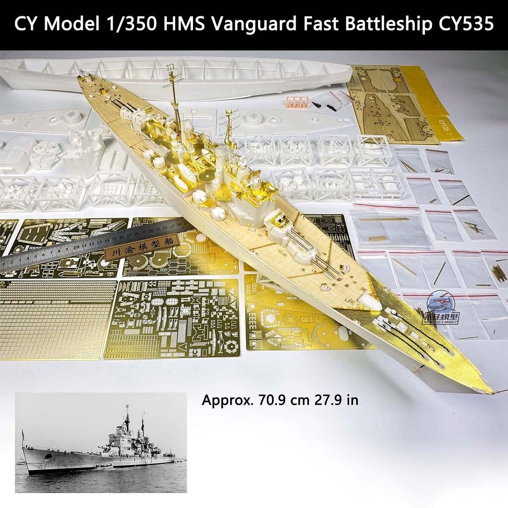 HMS Vanguard 1/350 querry - Ships - KitMaker Network