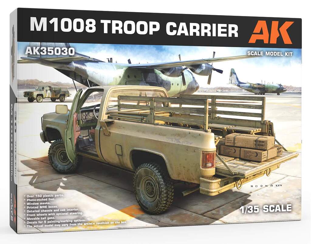 NEWS: AK Interactive 1/35 M1008 CUCV Pickup coming - Modern - KitMaker ...