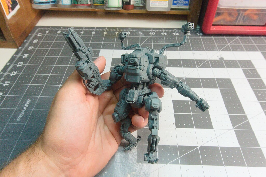 Titanfall 2 Monarch mech in 100mm - Figures - KitMaker Network