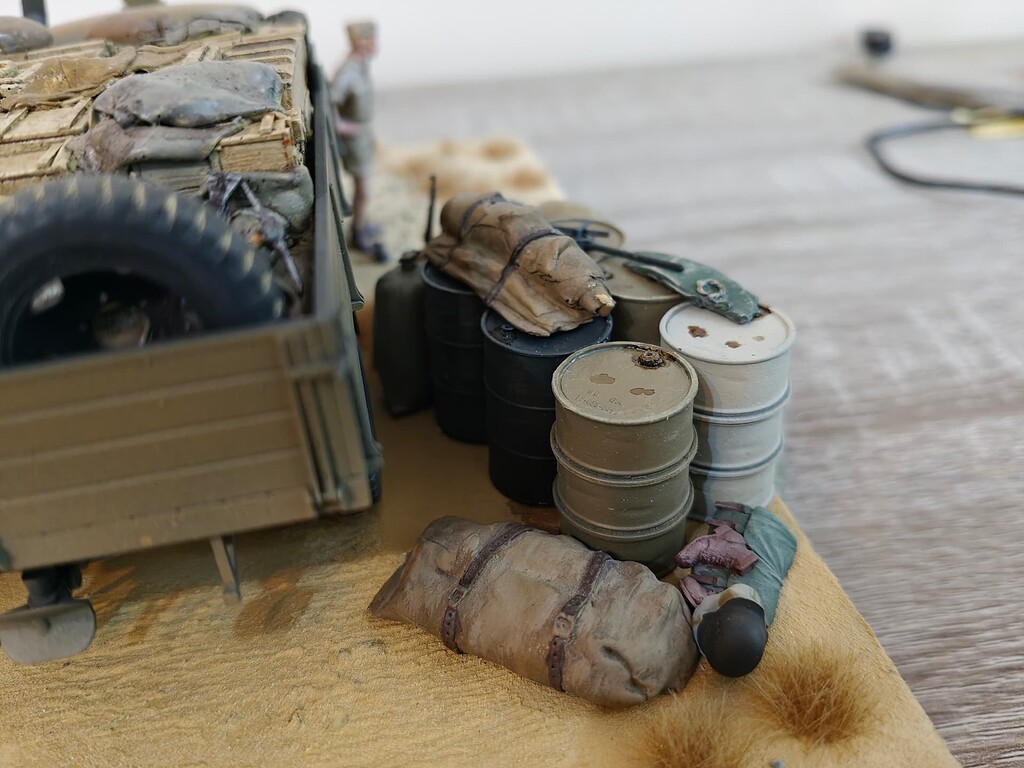 Tamiya Opel Blitz diorama - WWII Axis - KitMaker Network