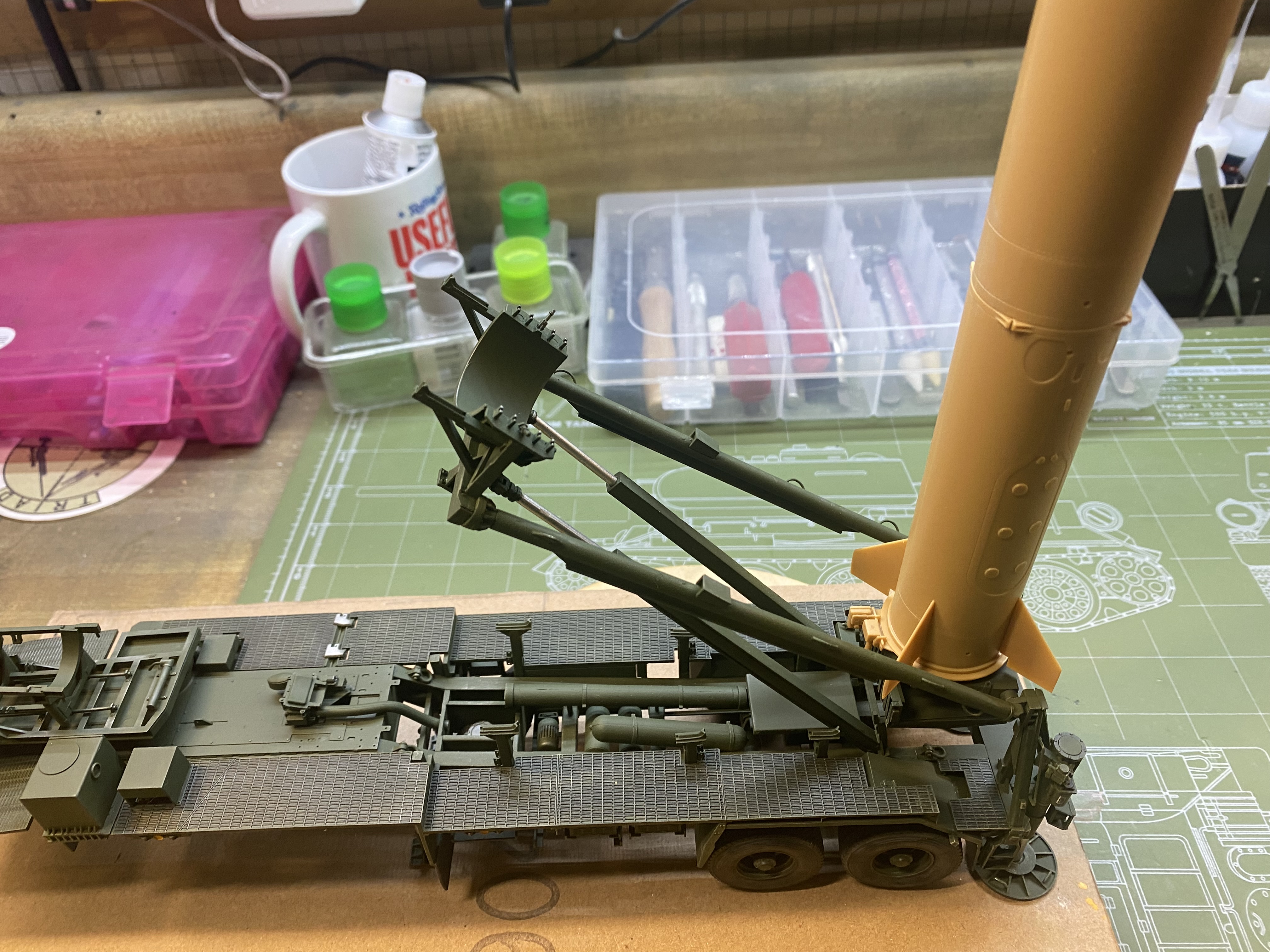 M790 EL Pershing II missile MGM-31C w/ M1001 Tractor build - #170 by ...