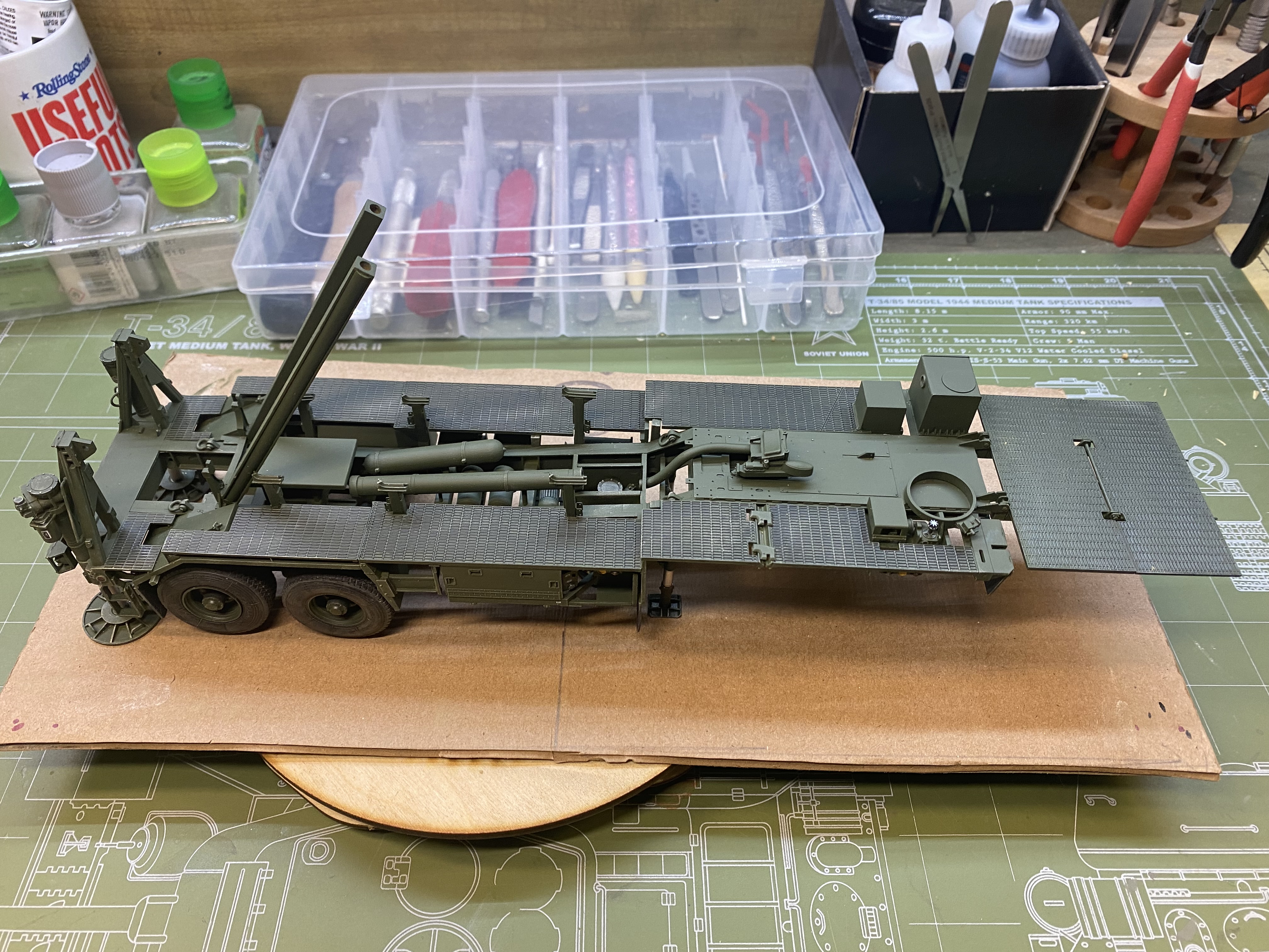 M790 EL Pershing II missile MGM-31C w/ M1001 Tractor build - #166 by ...