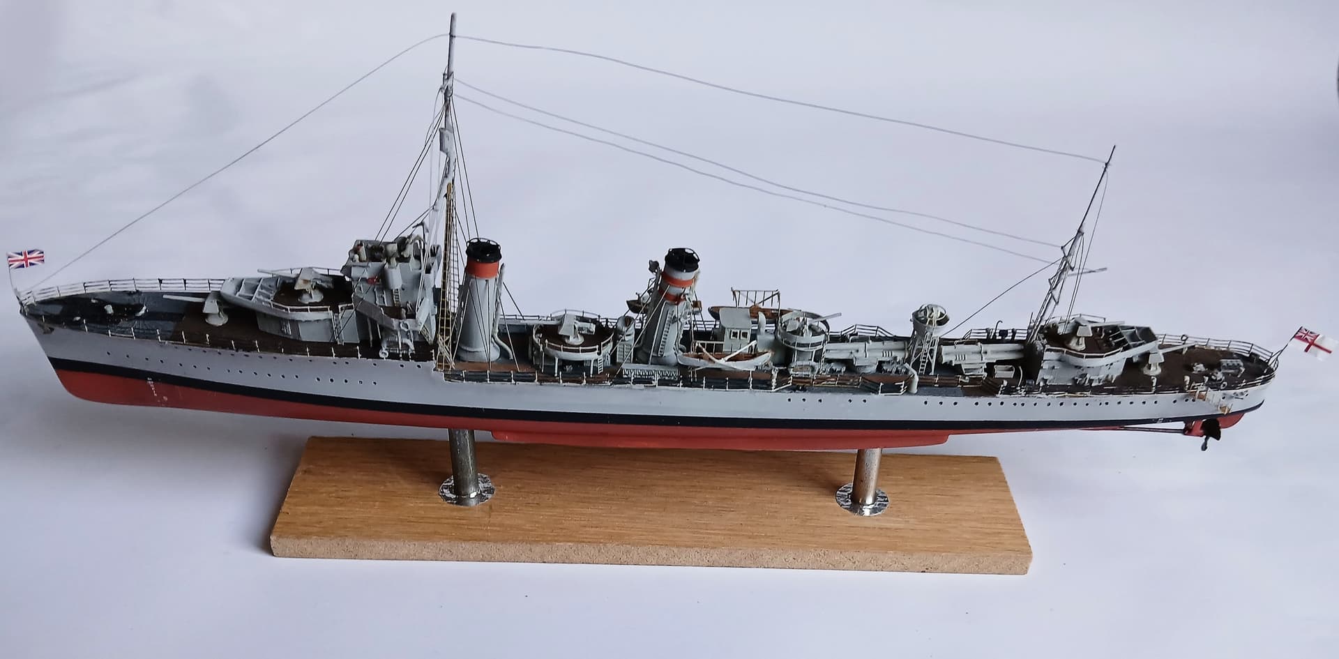 AJM 1/350 Scott Class Leader HMS Stuart - Early Steam, WWI & Interwar ...
