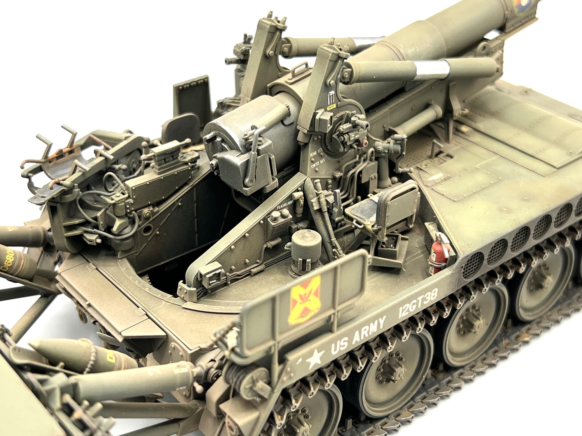 The Big Gun in Vietnam, M110 203-mm Howitzer - Cold War - KitMaker Network